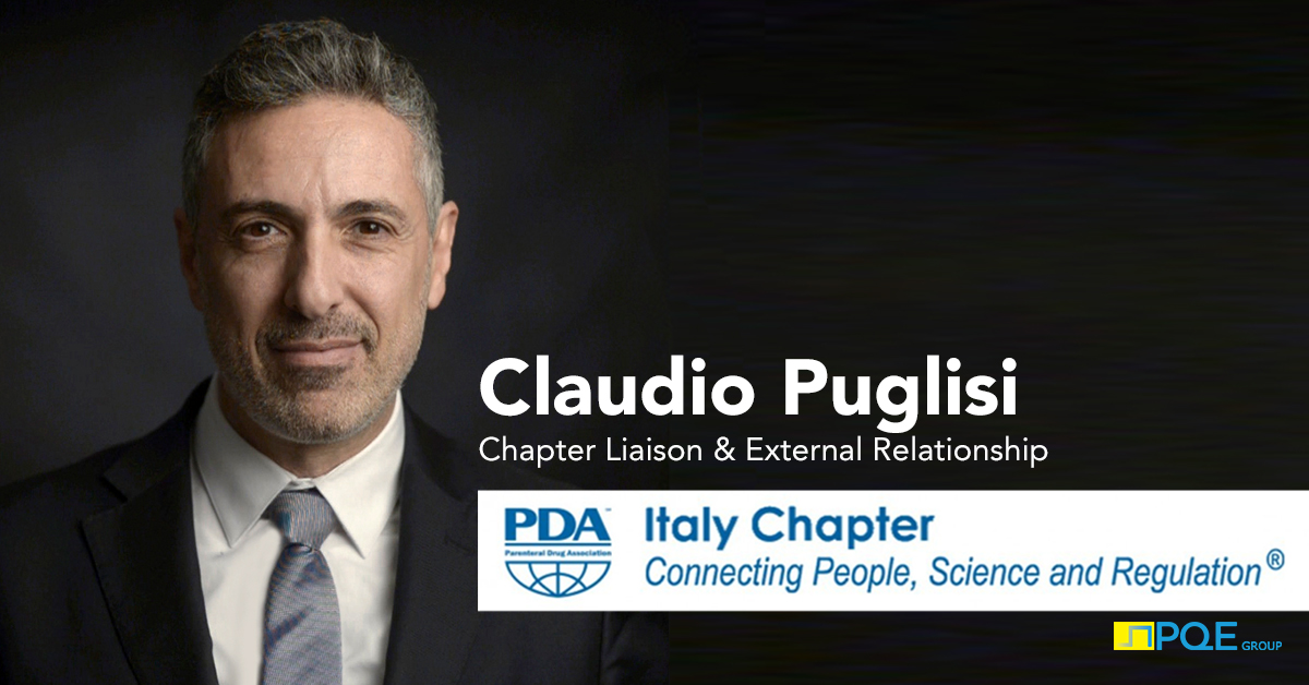 Claudio Puglisi, COO of PQE Group, chosen for PDA Executive... | CPHI Online